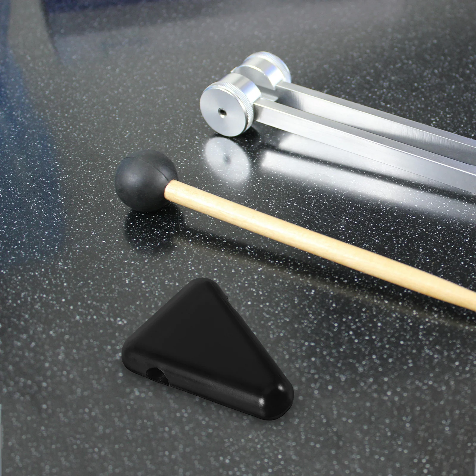2Pcs Tuning Fork Silicone Holder Triangle Universal Base Stable Support ...