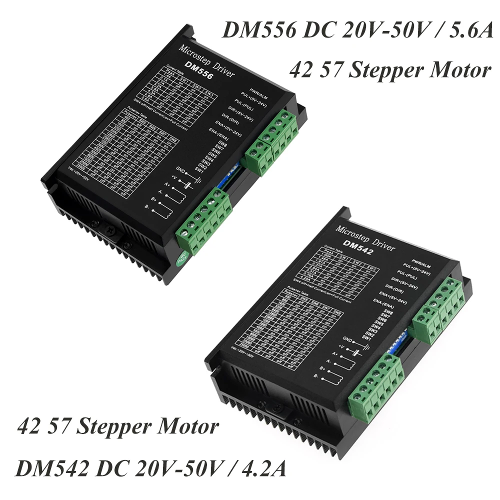 Microstep-Motor-Driver-DM542-DM556-Suitble-for-42-57-Stepper-Motor-Nema17-Nema23-Supply-Voltage ...