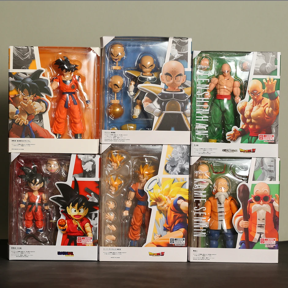 SHF-DragonBall-Son-Goku-Gohan-Vegeta-Trunks-Android-NO-18-Piccolo-Anime ...