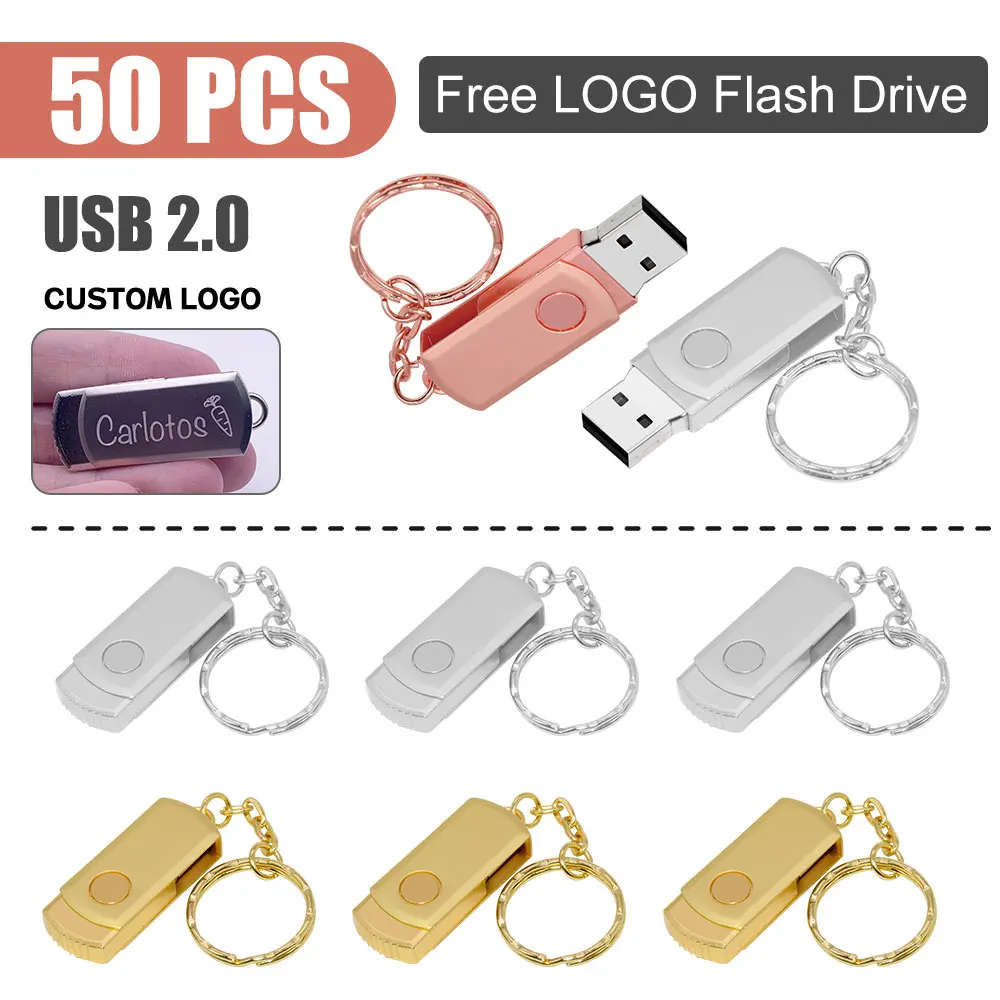 50pcs-USB-Flash-Drive-128GB-64GB-32GB-16GB-8GB-4GB-USB-2-0-Flash-Memory ...