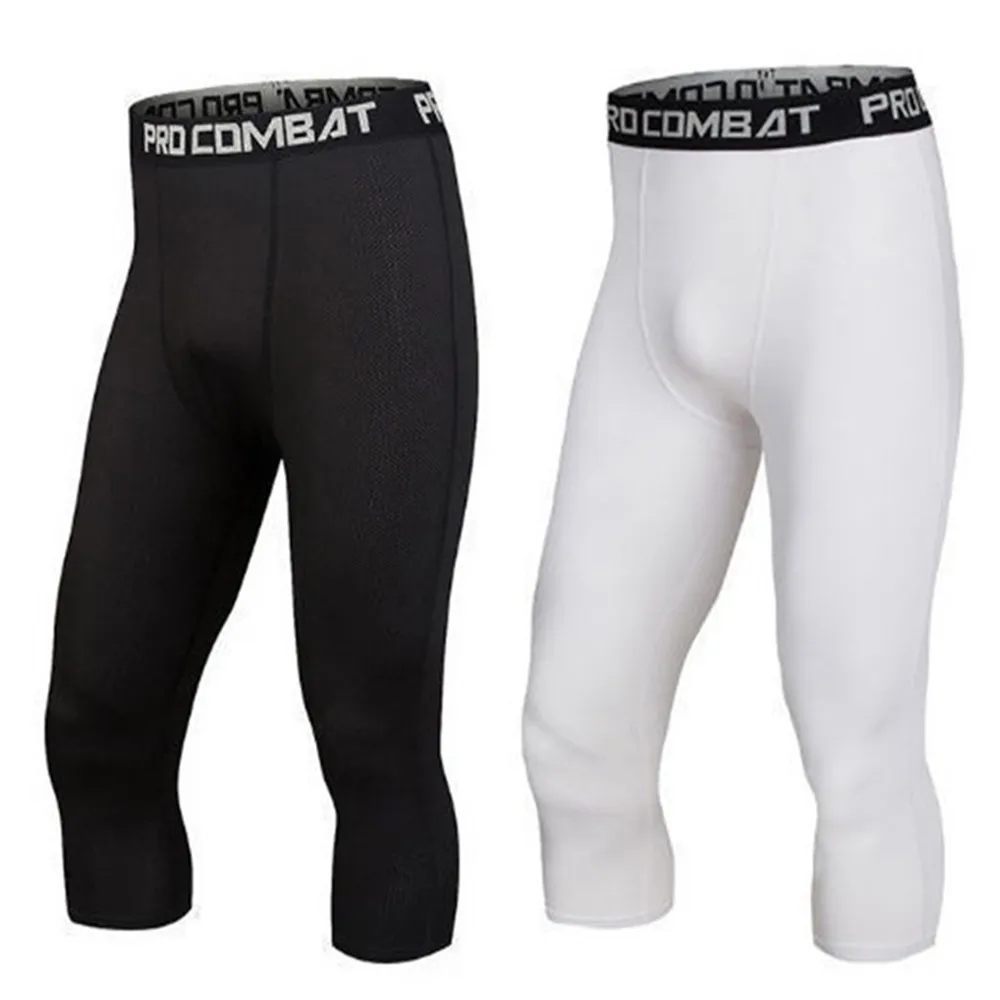 Men Base Layer Tight Compression Training Bottoms Fitness Jogger ...