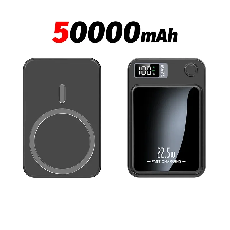 50000mAh-Mini-Magnetic-power-bank-portable-22-5W-wireless-fast-charging ...