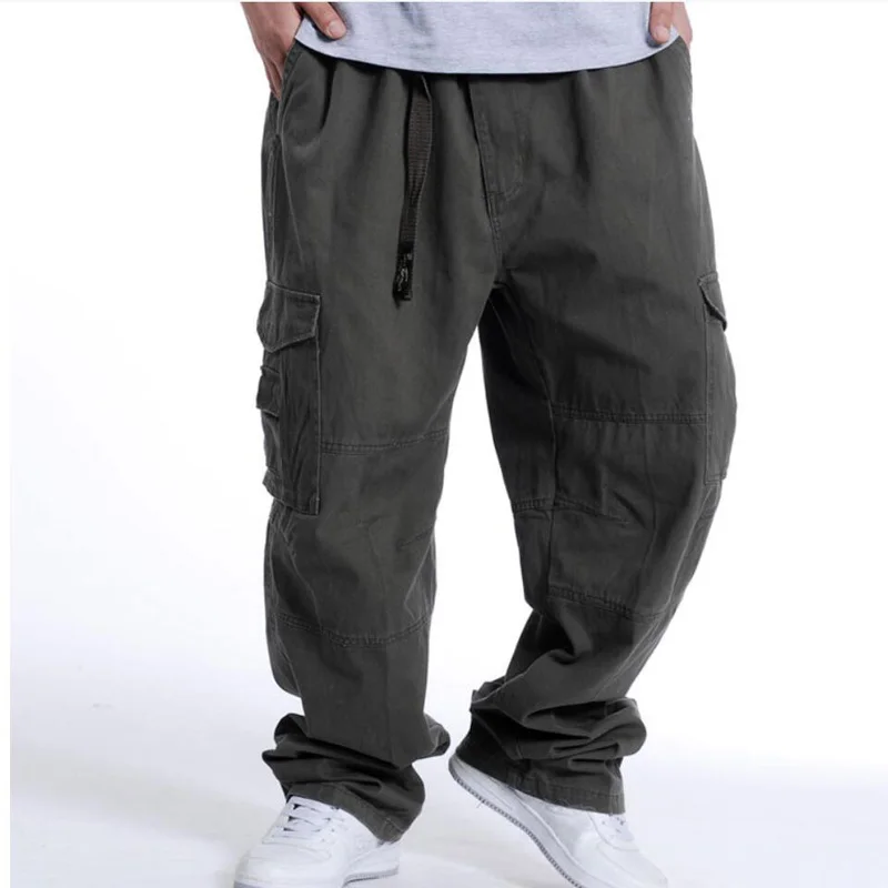 Plus-Size-9XL-10XL-150KG-Autumn-summer-Men-cargo-pants-thick-high ...