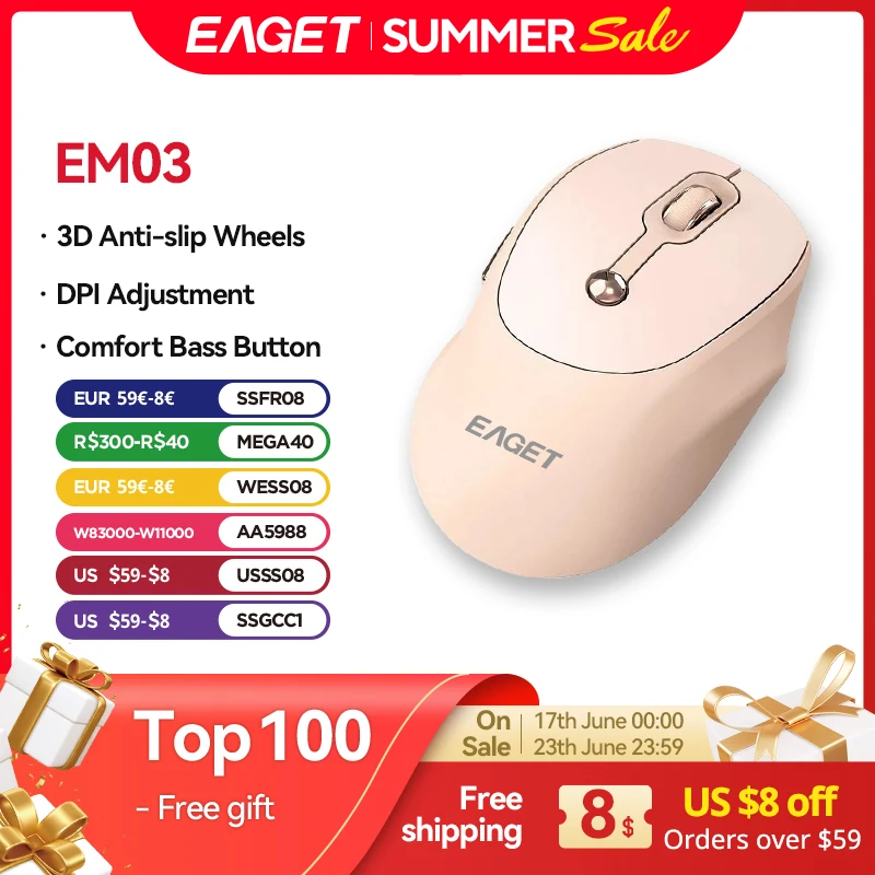 Eaget-Bluetooth-Mouse-for-iPad-Air-Pro-11-Tablet-Phone-PC-Wireless ...