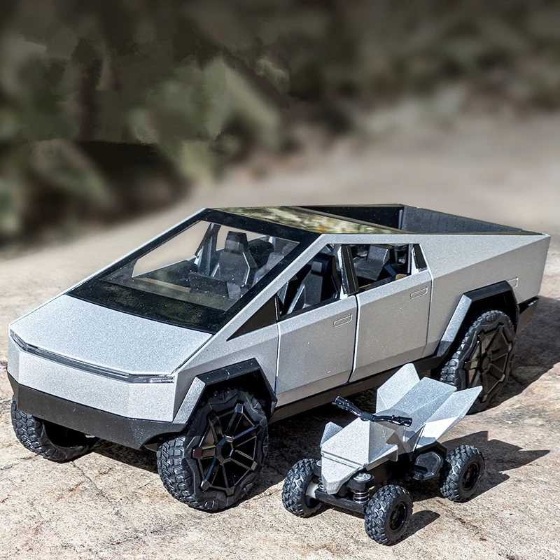 1-24-Tesla-Cybertruck-Pickup-Alloy-Car-Model-Diecasts-Metal-Toy-Off ...