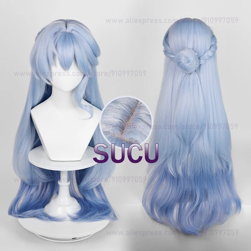 Honkai-Star-Rail-Robin-Cosplay-Wig-96cm-Long-Blue-Gradient-Hair-HSR ...