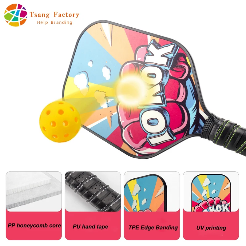 Pickleball-Paddles-USAPA-Approved-Glass-Fibre-Surface-Honeycomb-Core ...