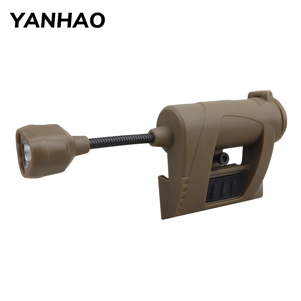 Tactical-Helmet-Flashlight-4-Modes-LED-Helmet-Torch-Nylon-Energy-saving ...