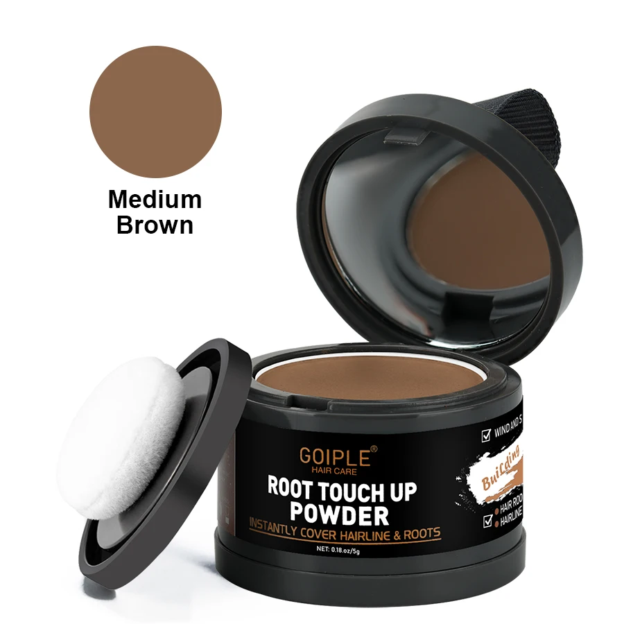 Hair Root Touch Up Powder Hair Beard and Eyebrows Instant Color Touch ...