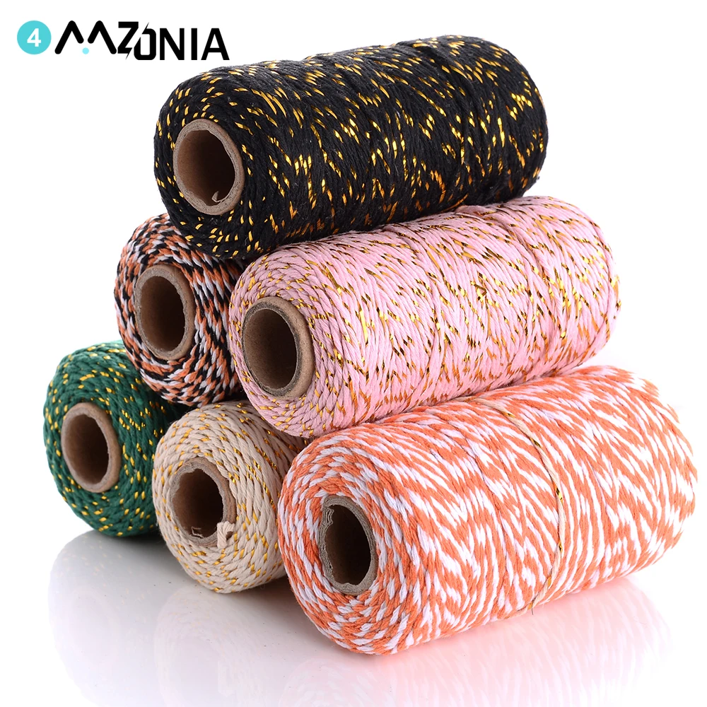 Cord-n-de-macram-de-2mm-y-100M-cuerda-de-algod-n-colorida-para ...