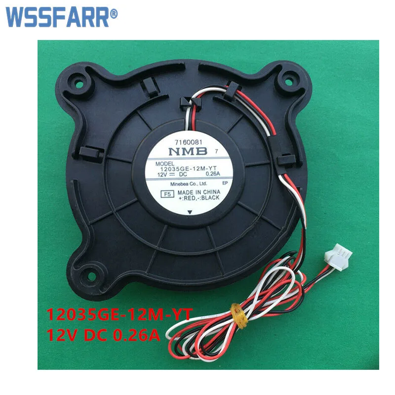 Genuine New for NMB 12035GE-12M-YT DC12V 0.26A for Refrigerator cooling fan