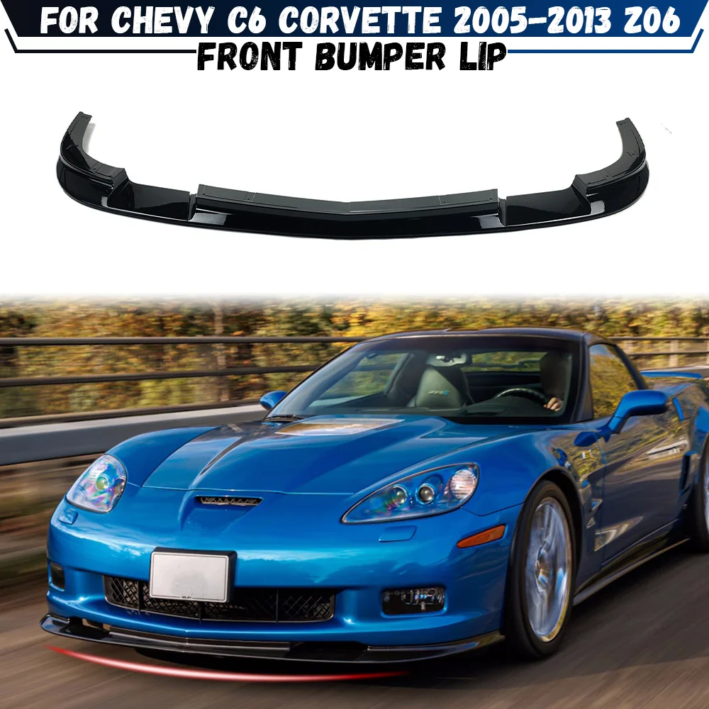 For Chevrolet Chevy C6 Corvette Z51 Z06 ZR1 2005-2013 Front Bumper Lip ...