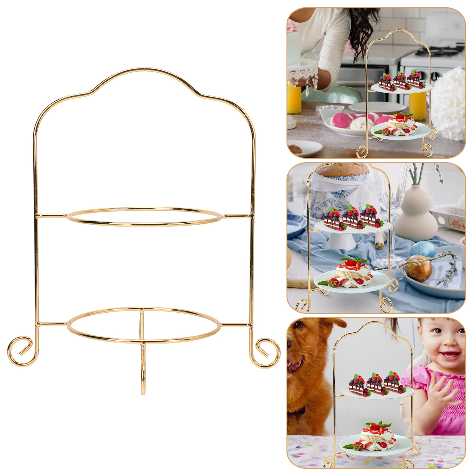 Rack Stand Cake Fruit Tray Serving Display Cupcake Plate Tower Snack ...