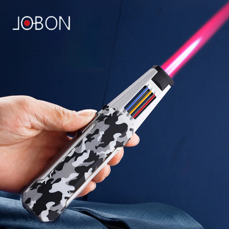 JOBON-Windproof-Red-Flame-Torch-Lighter-Safety-Lock-Multifunctional ...