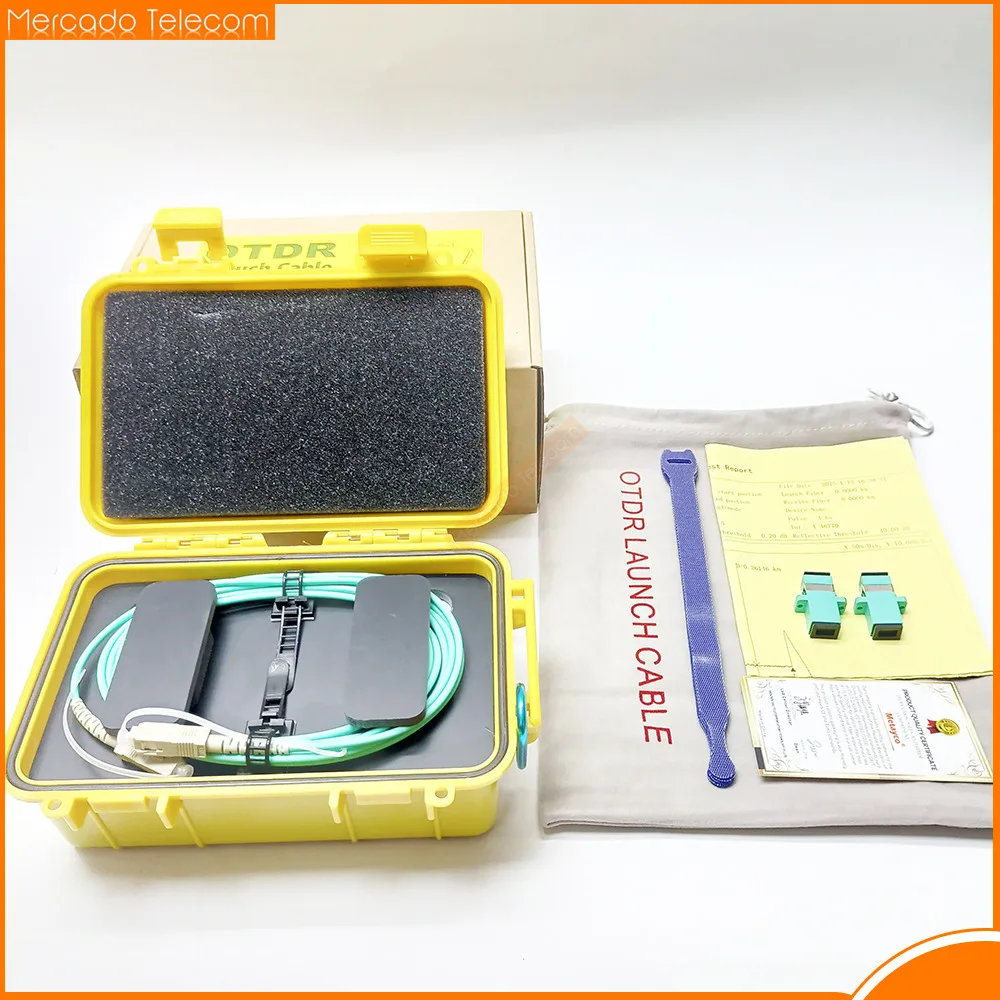 OM4 Multimode OTDR Launch Cable SC LC Fiber Optic OTDR Test Extension ...