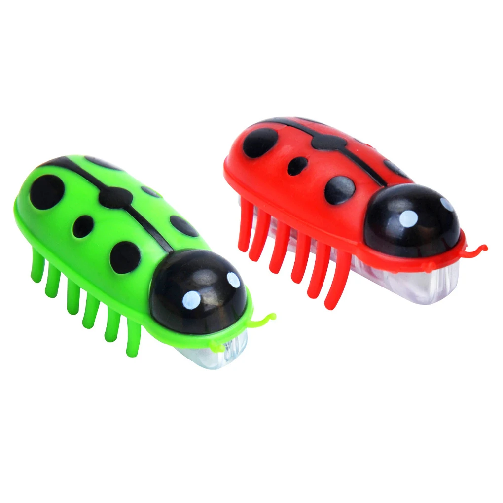 2-Pieces-Mini-Robot-Beetle-Electric-Insect-Cat-Dog-Mouse-Bug-Automatic ...