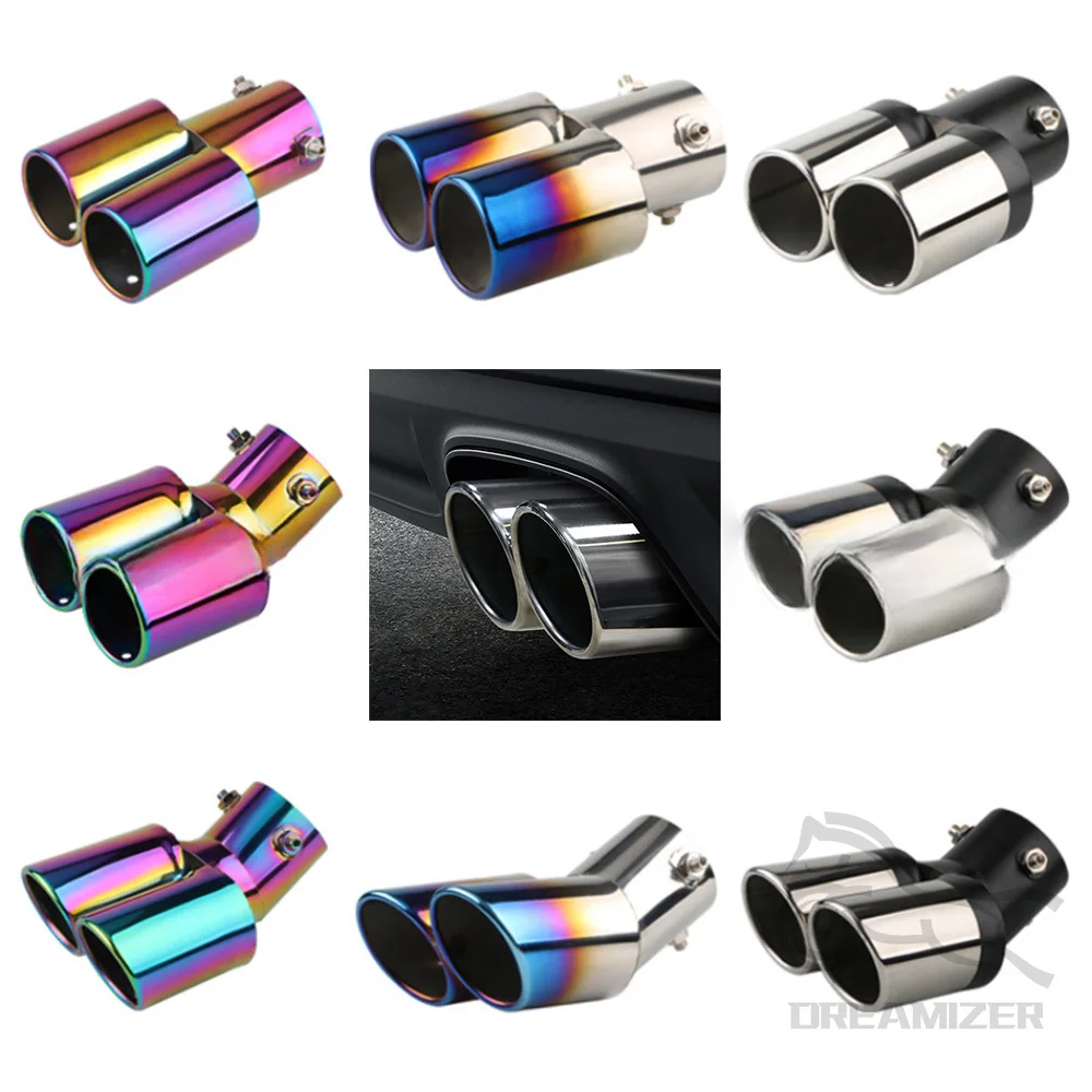 Car-Styling-Universal-Car-Decoration-Chrome-Tail-Pipe-Car-Exhaust-Trim ...