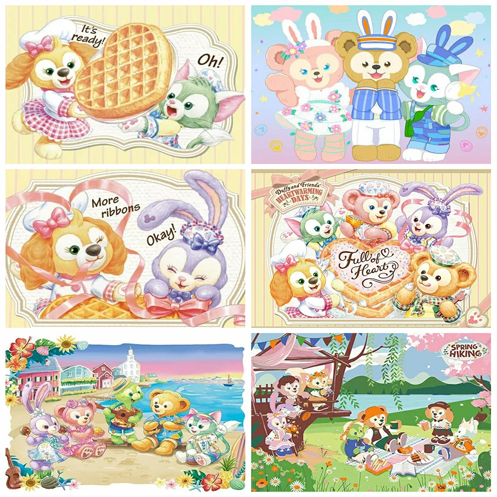 Disney-Coloring-By-Numbers-LinaBell-Fox-Animal-Paint-Kit-For-Adults ...