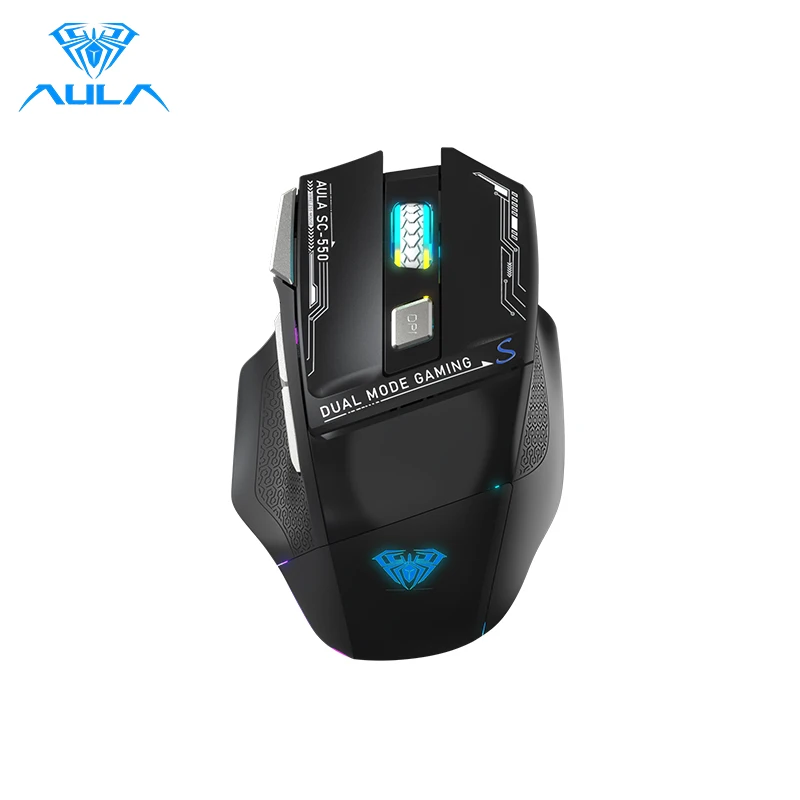 AULA-SC550-Gaming-Mouse-2-4G-Wireless-Macro-Mouse-RGB-Backlight-Effect ...