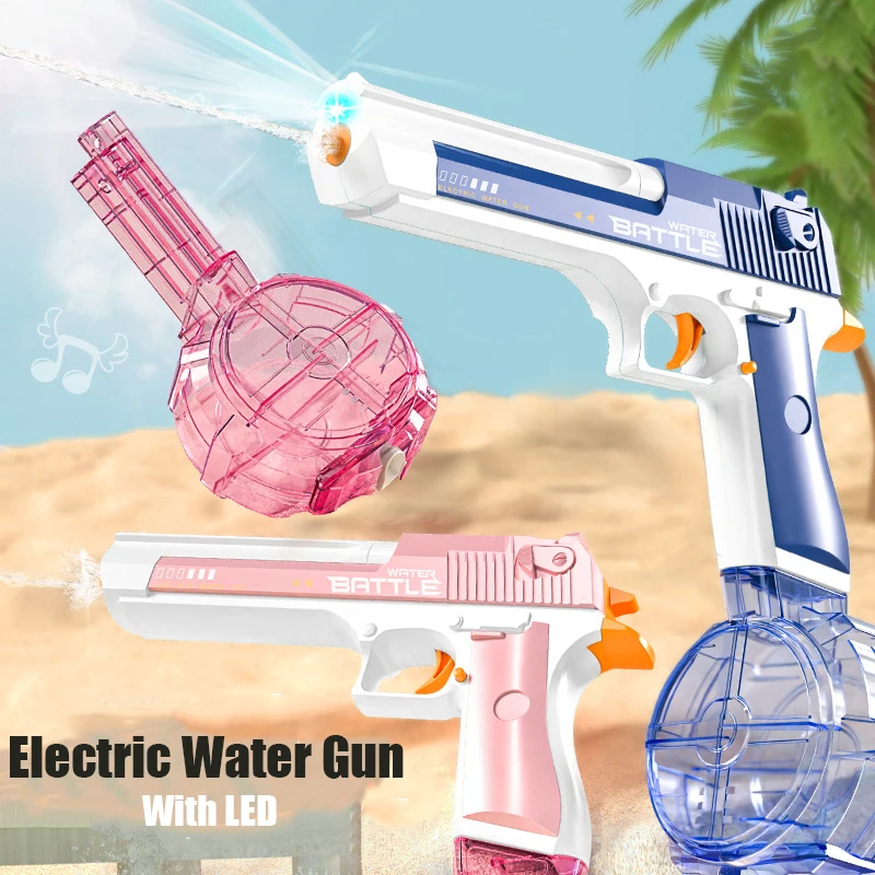 New-Electric-Continuous-Firing-Water-Gun-Summer-Outdoor-Beach-Children ...