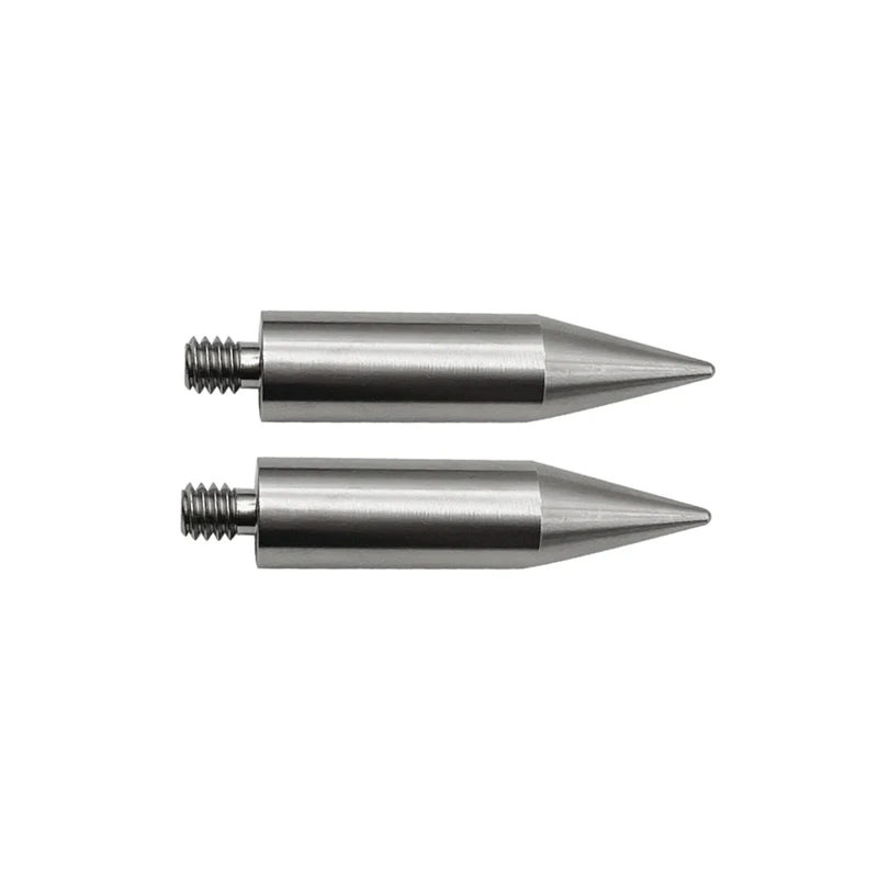 2PCS-Mini-Pole-Point-Tip-50MM-Length-For-Mini-Prism-1-4-thread ...
