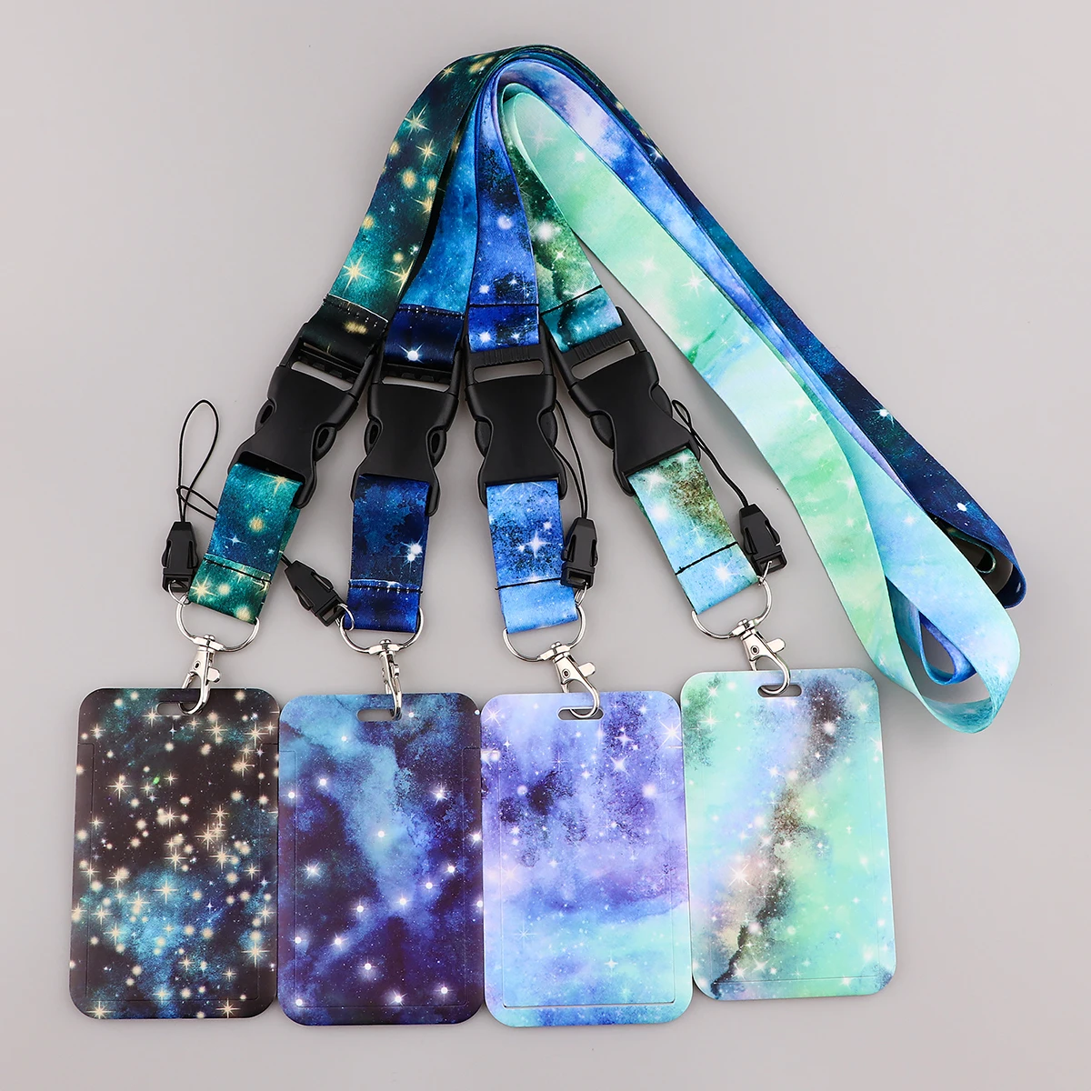 Van Gogh Art Starry Sky Vintage Cell phone Lanyard Key ring Sling Badge ...