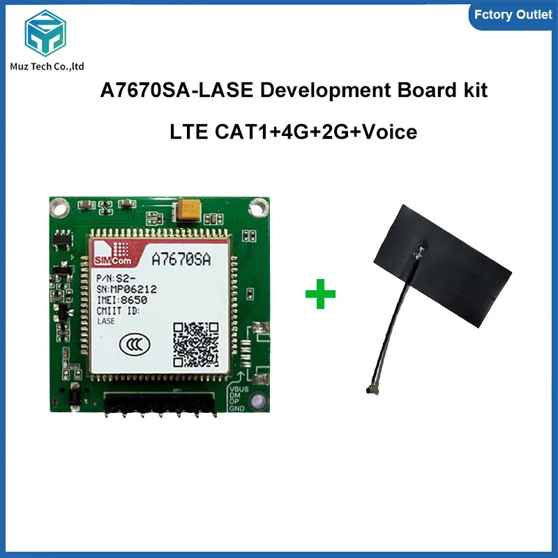 SIMCOM A7670SA-LASE Development Board kit LTE CAT1+4G+2G+Voice Module ...