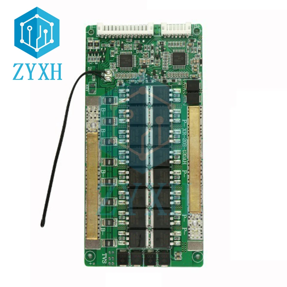 BMS 18S 57.6V 75.6V 120A 100A 80A 60A 50A 40A Li-ion 18650 Battery ...