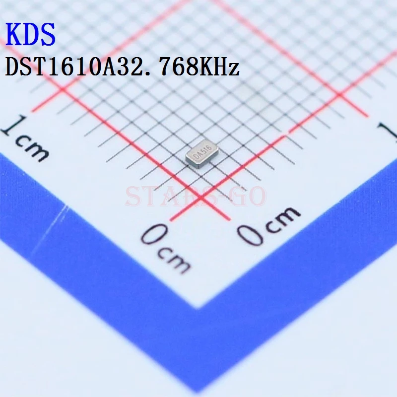 10PCS-100PCS-32-768kHz-1610-2P-SMD-12-5PF-20ppm-DST1610A-32-768KHz ...