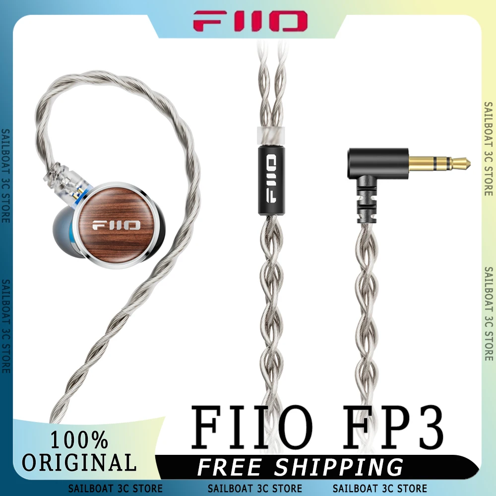 FiiO-FP3-Wired-HiFi-Earphone-14-5mm-Planar-Diaphragm-Driver-Wood ...