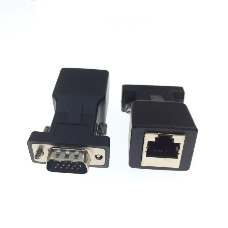 New-Arrival-DB9-RS232-Male-Female-To-RJ45-Female-Adapter-COM-Port-To ...