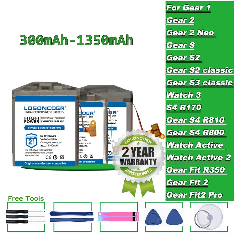 Battery-For-Samsung-Galaxy-Gear-1-2-Neo-S-S2-S2-Classic-S3-Frontier ...