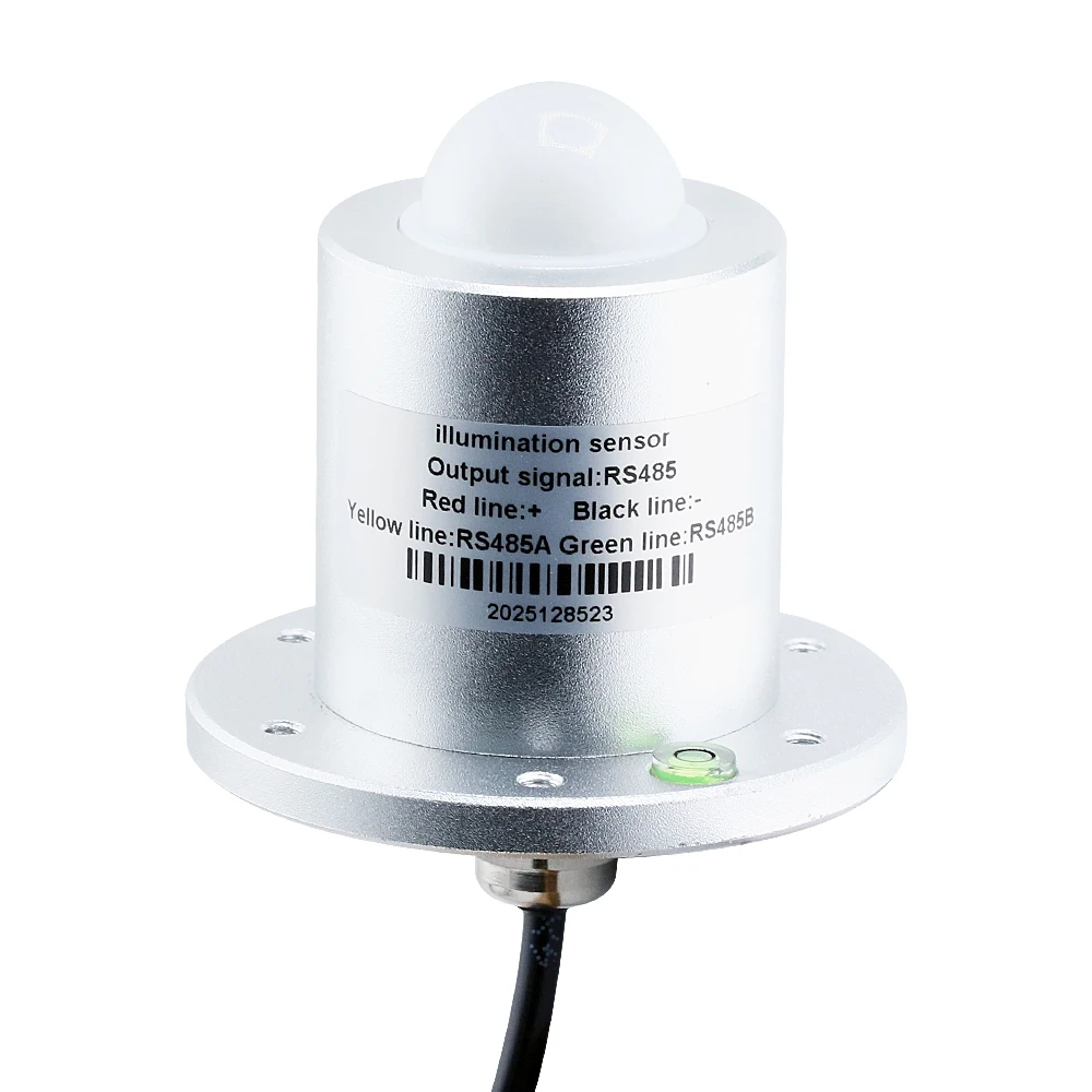 200000LUX Illuminance Sensor RS485 4-20mA 0-10V Aluminum Alloy Shell ...