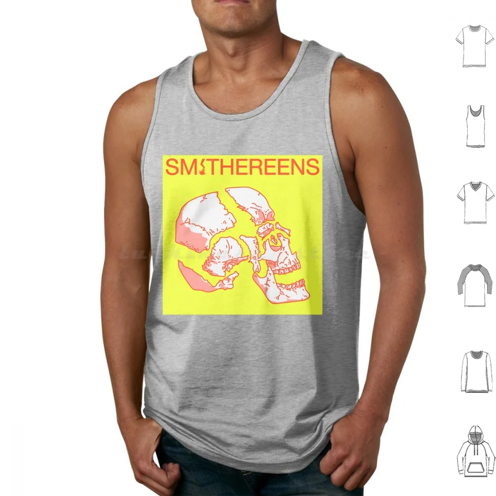 Smithereens Tank Tops Print Cotton Skull Yellow Xray William Robot ...