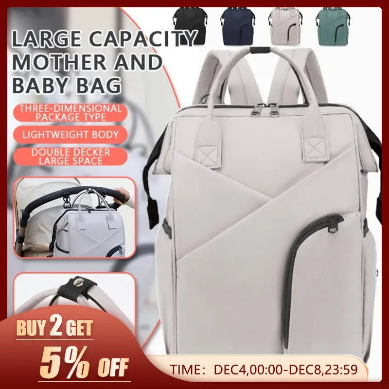 Mommy-Bag-Multifunctional-Large-Capacity-Travel-Backpack-Mom-Nursing ...