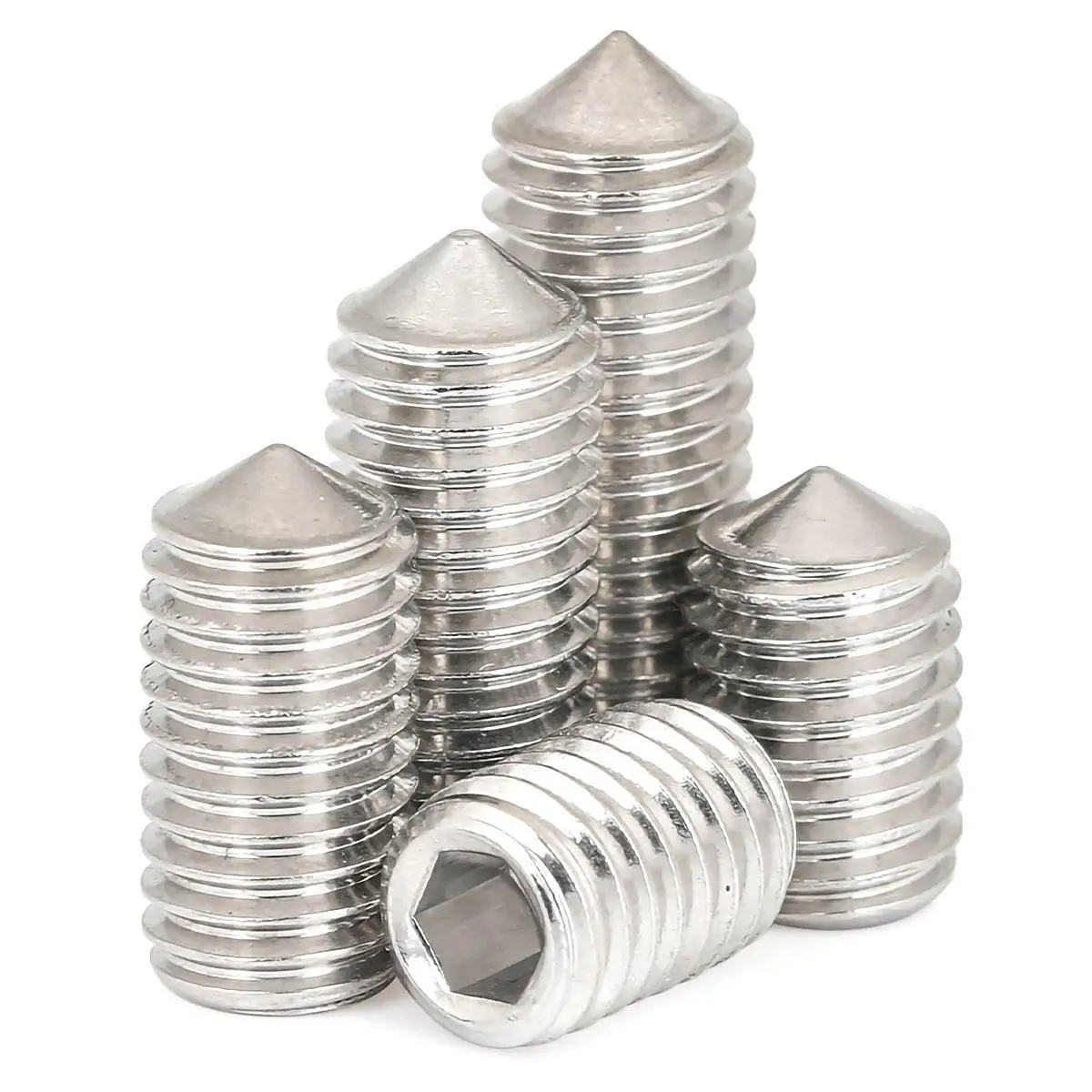 M3 M4 M5 M6 M8 M10 M12 M16 304 Stainless Steel Hex Hexagon Socket Cone ...