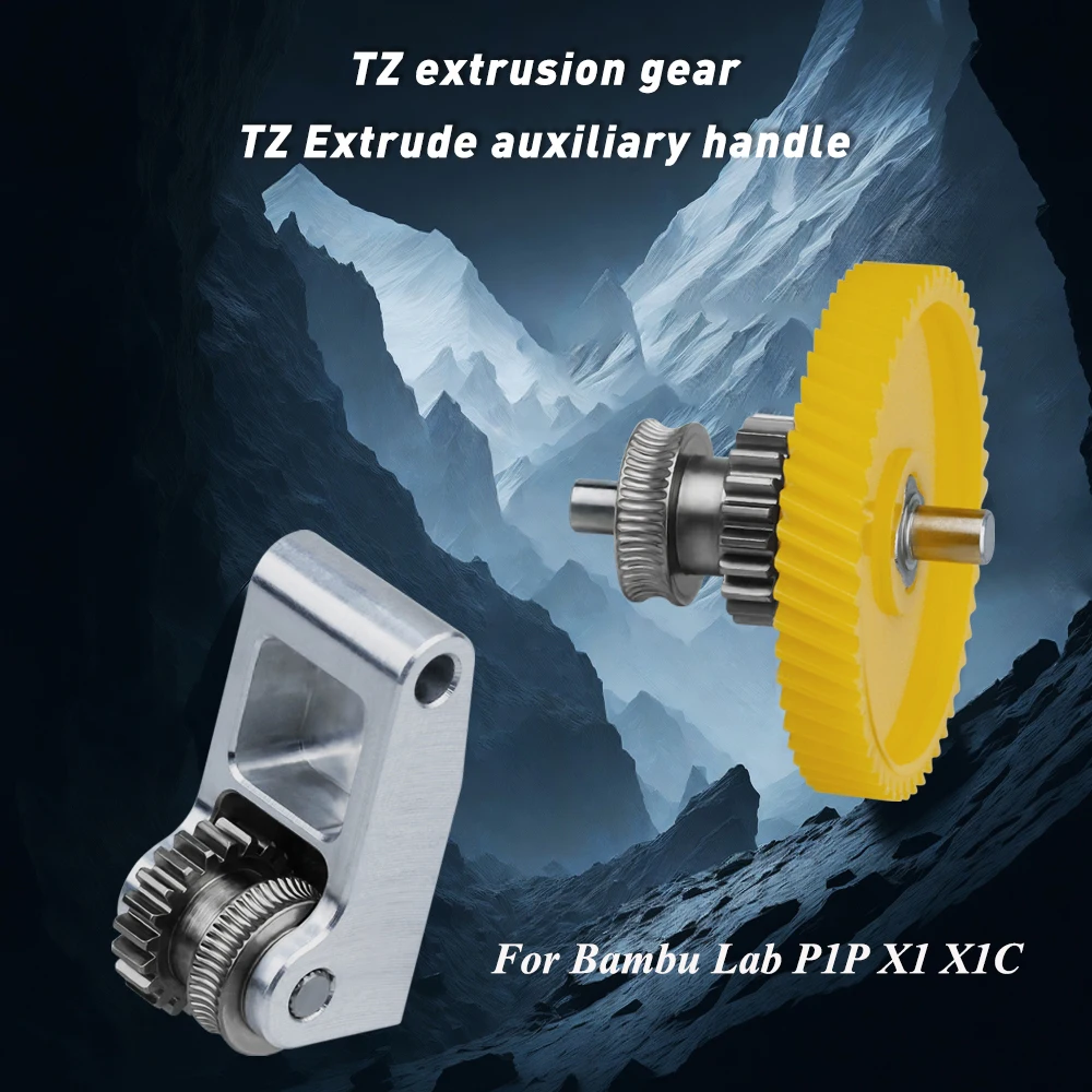 Upgrade-Hardened-Steel-Extruder-Gear-Assembly-For-Bambu-Lab-P1P-X1-X1C ...