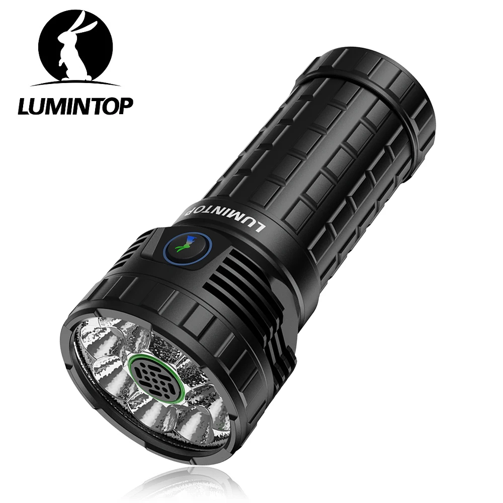 EDC LED Flashlight USB C Type Rechargeable Discharge Lighting With Fan ...