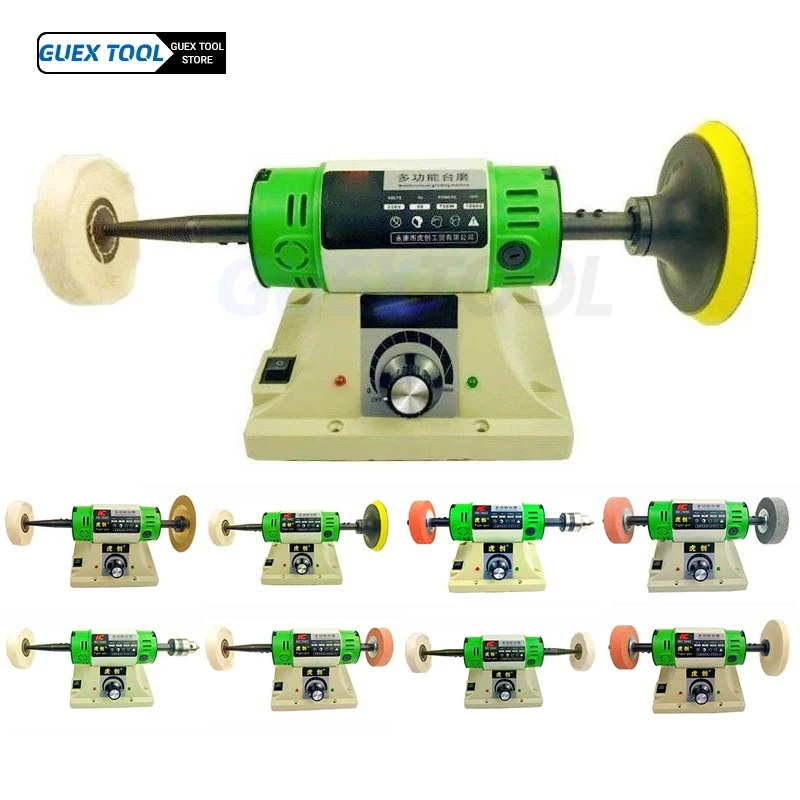 220V-Electric-Bench-Polishing-Grinding-Machine-Table-Saw-Sander-Gem ...