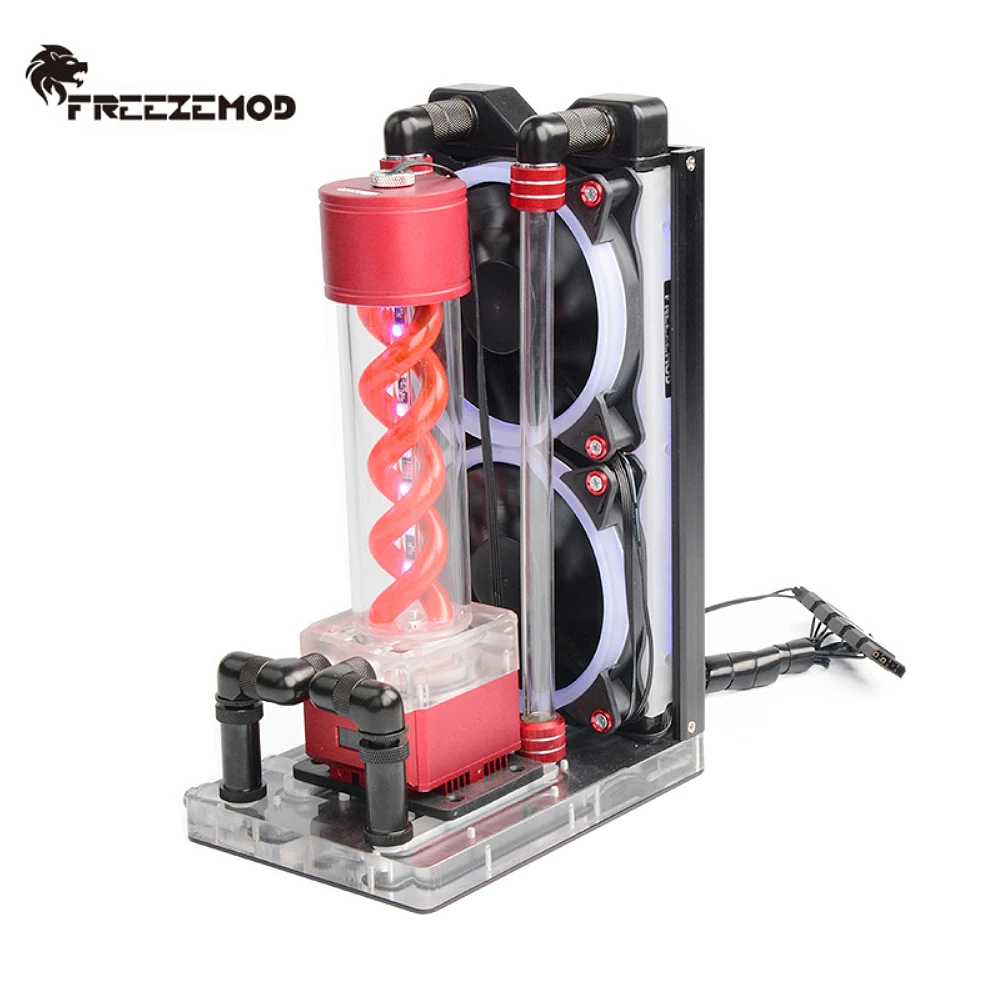 Freezemod External Laptop Water Cooling Radiator Kit, Hard Tube ...