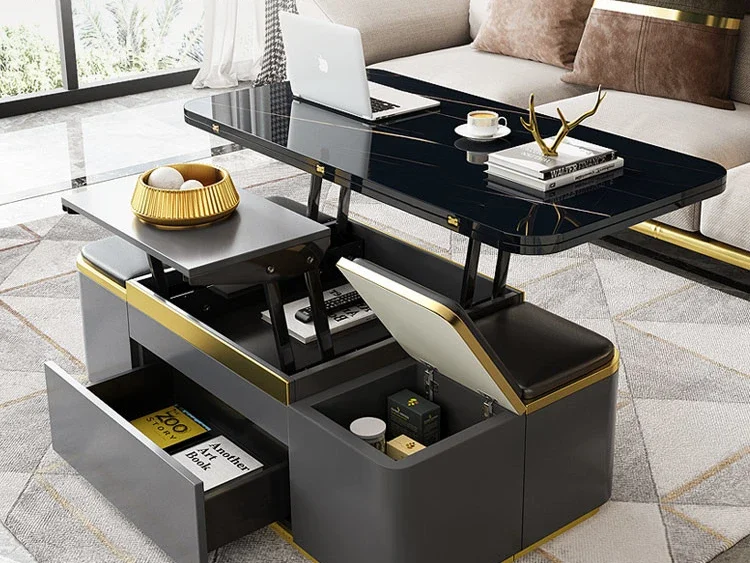 Multi-functional-folding-coffee-table-dual-purpose-light-luxury ...
