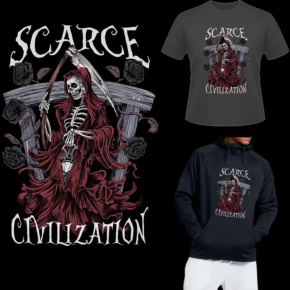 Cool Witch Punk Style Heat Transfer Stickers On Clothes DIY Washable ...