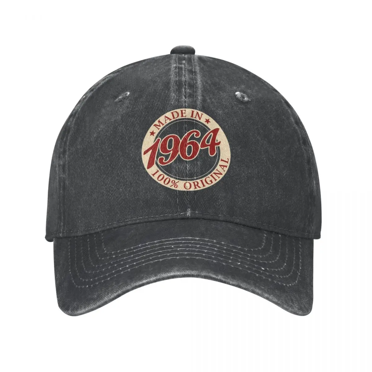 Born-In-1964-Vintage-Baseball-Cap-Unisex-Distressed-Washed-Headwear-60 ...
