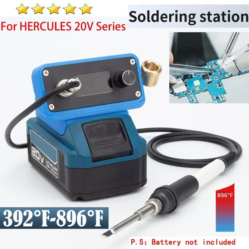 OLED-T12-Soldering-Iron-Station-For-Hercules-20V-Battery-Digital ...