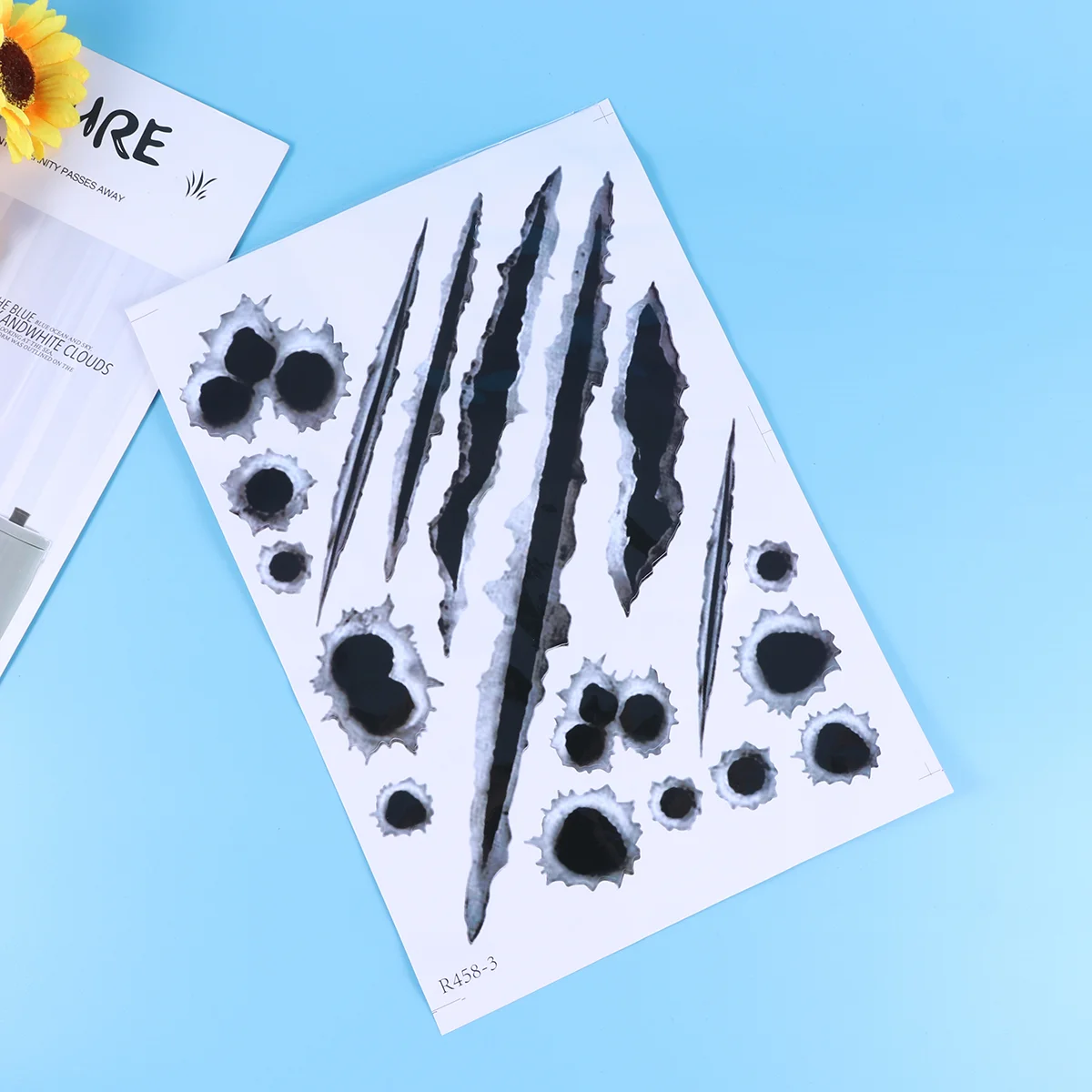 Bullet Holes Car Stickers Decals Simulation Crack Bullet Hole Decals ...