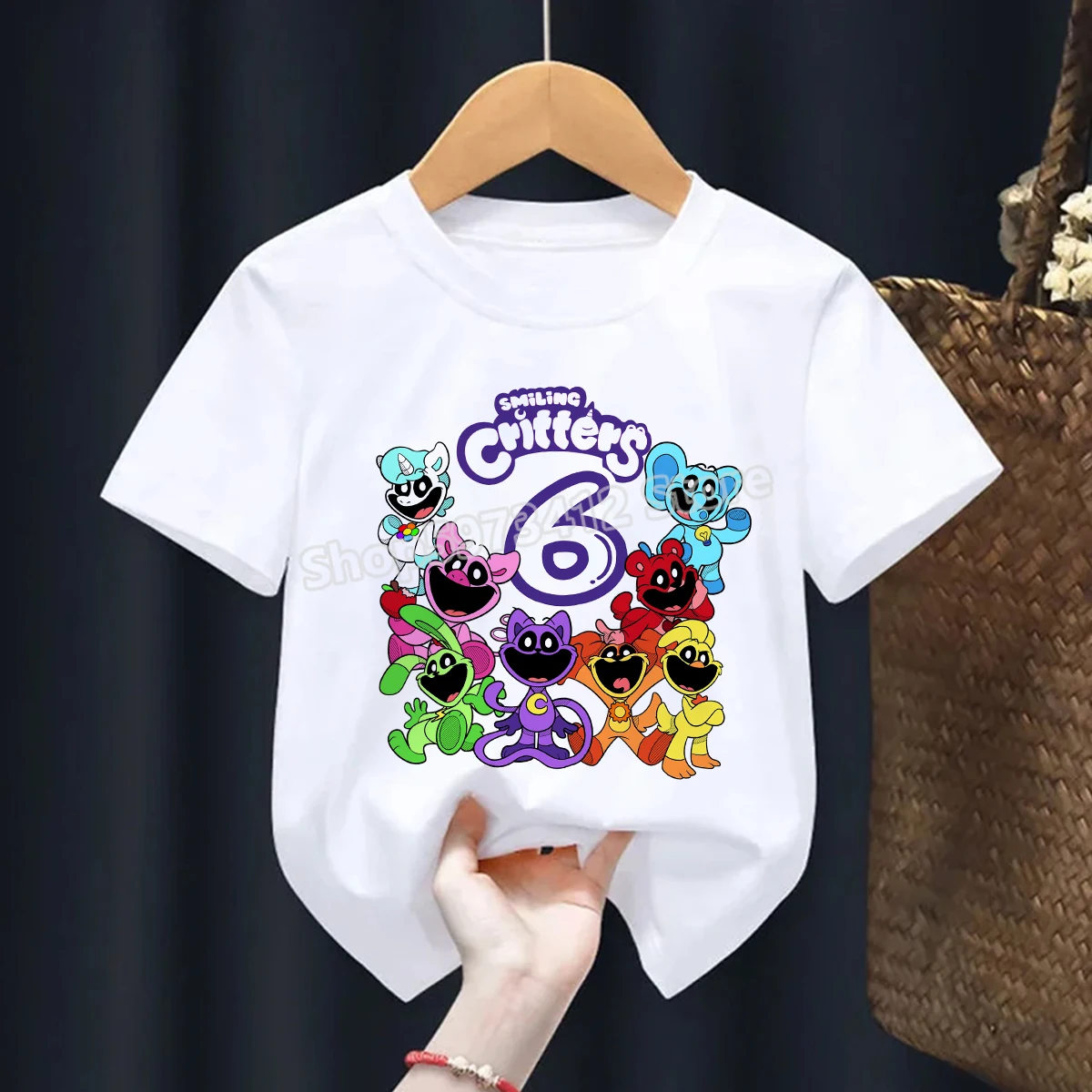 Smiling-Critters-T-shirts-Figurine-Baby-Summer-Cotton-Birthday-Number ...