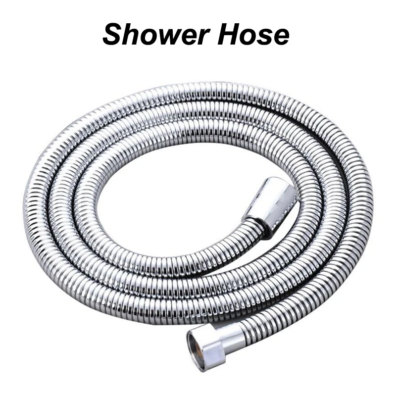1-5m-2m-Stainless-Steel-Flexible-Shower-Hose-High-Density-Coil-Bathroom ...