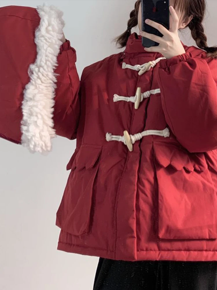 Down-Padding-Parkas-Women-Korean-Fashion-Preppy-Style-Hooded-Puffer ...