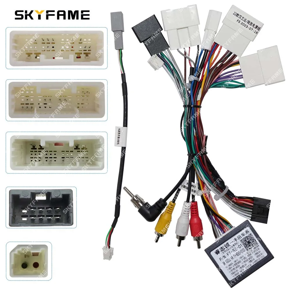 Raise Car Wiring Harness Adapter Canbus Box 16pin Android Power Cable For Toyota Corolla Camry ...