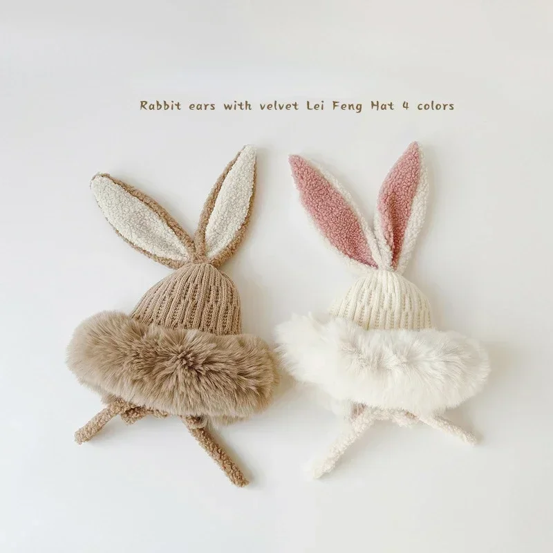 Winter-Hat-for-Baby-Boy-Girl-New-Korean-Fashion-Bunny-Ear-Cap-Warm ...